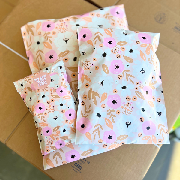 Flirty Floral Poly Mailer – Magical Mailers