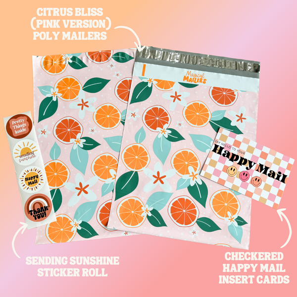 Checkered Happy Mail Insert Card – Magical Mailers